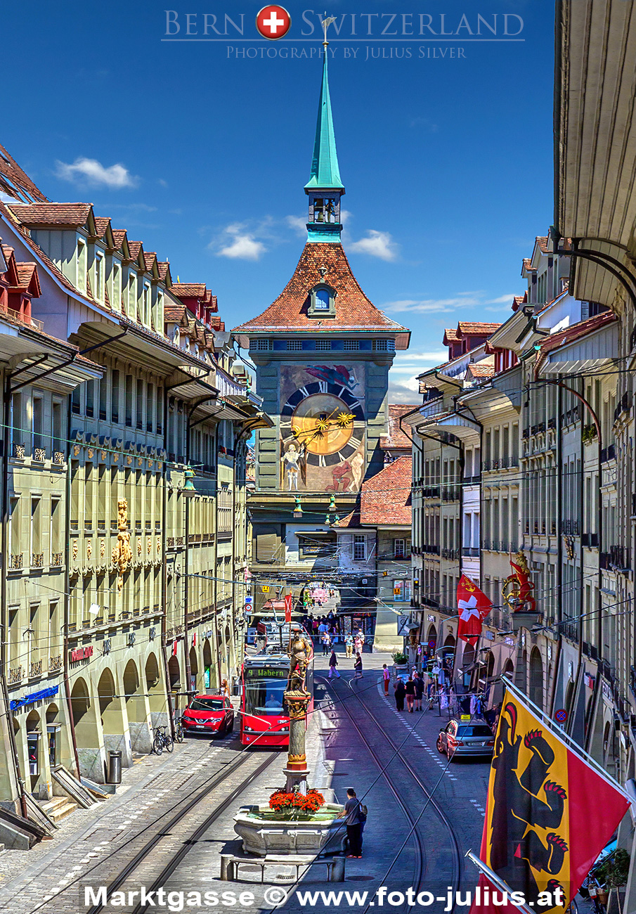 Bern 010a Zytglogge Marktgasse